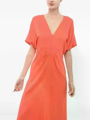 SUPER BLOND V-neck Maxi Dress