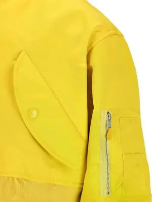 Balenciaga Cropped Oversized Bomber Jacket