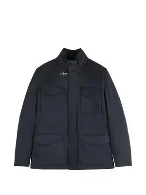 FAY Hook-fastening Field Jacket - Blue