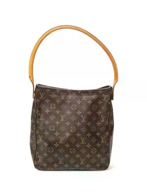 LOUIS VUITTON Looping Gm Monogram Canvas Tote Bag - Brown
