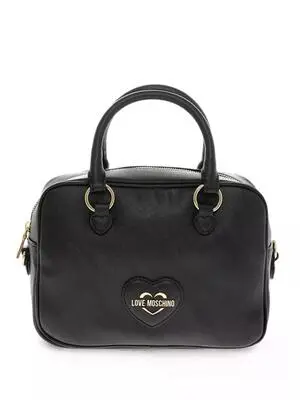 Moschino Logo-plaque Cross Body Bag - Black