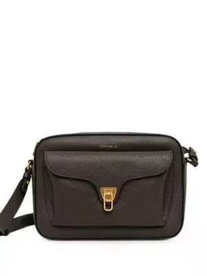 COCCINELLE Large Beat Leather Shoulder Bag - Brown