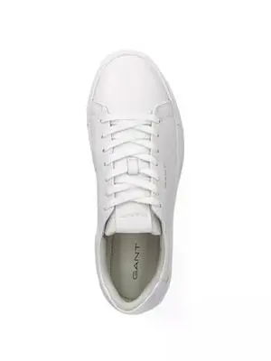 Gant Leather Logo Print Sneakers