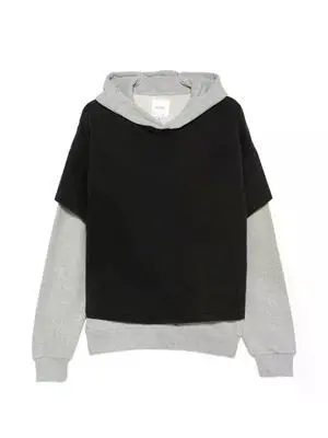 FOUND Layered-design Hoodie