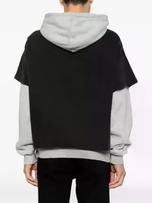 FOUND Layered-design Hoodie