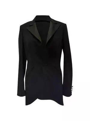 Ralph Lauren 2010s Tuxedo Single-breasted Blazer - Black