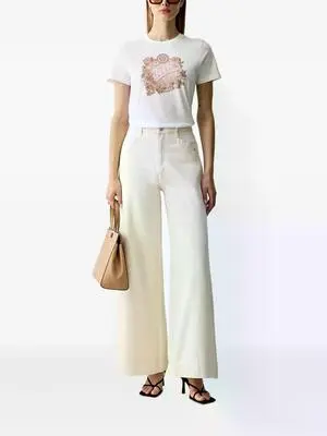 JOOP! Cream White Wide-leg Jeans - Neutrals