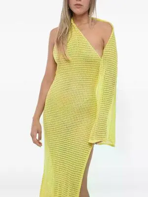 ART ESSAY Naomi Crochet-knit Maxi Day Dress