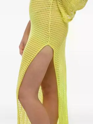 ART ESSAY Naomi Crochet-knit Maxi Day Dress