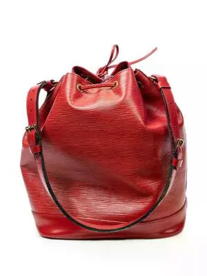 LOUIS VUITTON Noé Epi Bucket Bag - Red