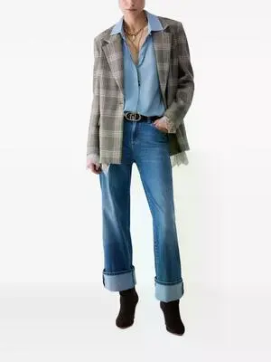 Liu Jo High-waisted Flare Jeans With Stonewash Finish