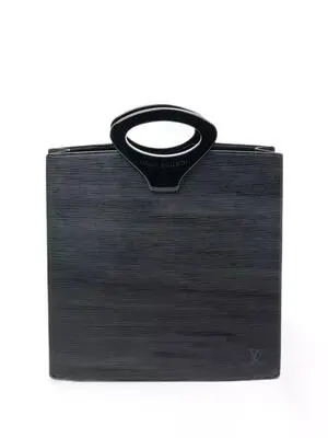 LOUIS VUITTON Ombre Epi Leather Tote Bag - Black