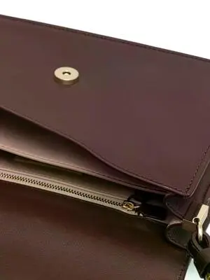 COCCINELLE Grained Leather Shoulder Bag