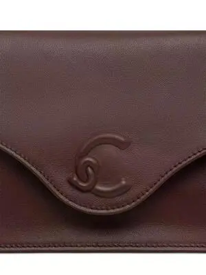 COCCINELLE Grained Leather Shoulder Bag