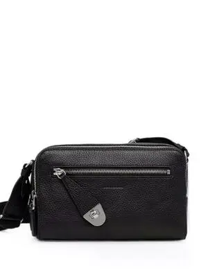 COCCINELLE Pebbled-leather Belt Bag - Black