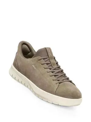 Geox Suede Panelled Sneakers