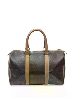 Dior Honeycomb Boston Tote Bag - Black
