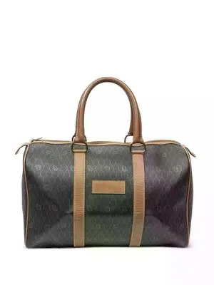 Dior Honeycomb Boston Tote Bag - Black