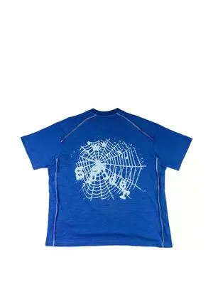 SP5DER Contrast-stitch Slub T-shirt