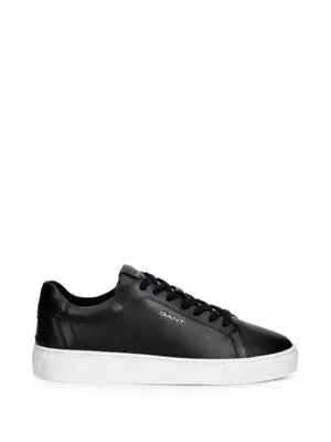 Gant Logo-print Leather Sneakers - Black