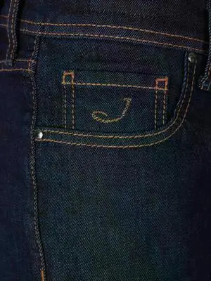 Jacob Cohen Logo-patch Slim-fit Jeans