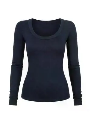 Dorothee Schumacher Long Sleeve Scoop Neck Top