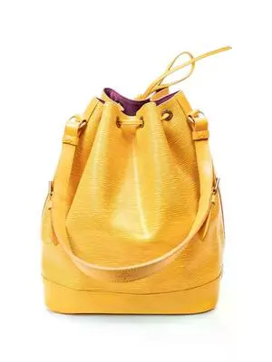 LOUIS VUITTON Noe Leather Bucket Bag - Yellow