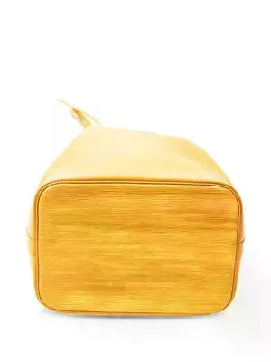 LOUIS VUITTON Noe Leather Bucket Bag - Yellow