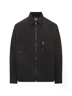 WOOYOUNGMI Zip-up Chest-pocket Shirt - Black