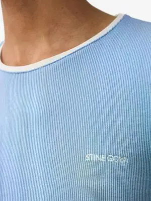 Stine Goya Ribbed-knit Long-sleeve Top