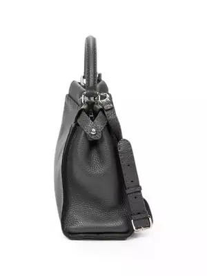 Fendi Medium Peekaboo Leather Tote Bag