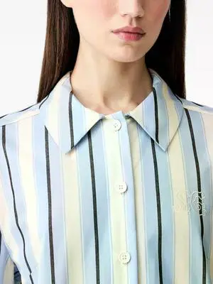 Stine Goya Striped Embroidered Shirt