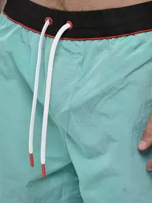 DIESEL® Logo Patch Drawstring Swim Shorts