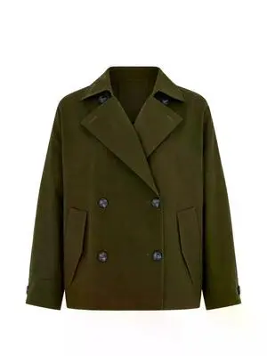 Momoni Jemez Double-breasted Coat - Green