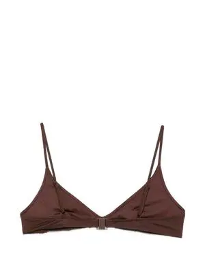 MC2 SAINT BARTH Paloma Embellished Triangle Bikini Top