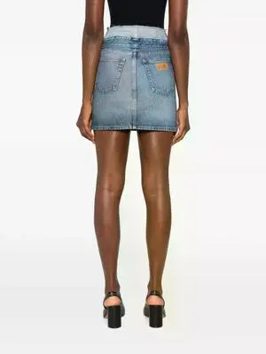 MAISON MARGIELA Distressed Denim Skirt
