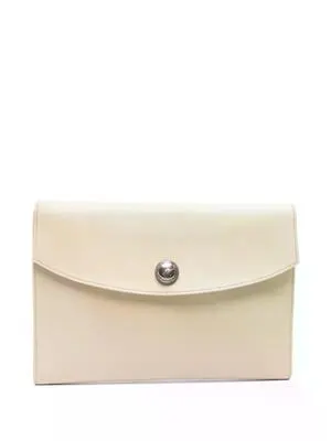 Hermès 2001s Press-stud Clutch Bag - Neutrals