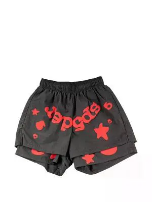 SP5DER Beluga Double-layer Shorts