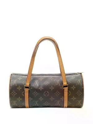 LOUIS VUITTON Papillon Monogram Canvas Tote Bag - Brown
