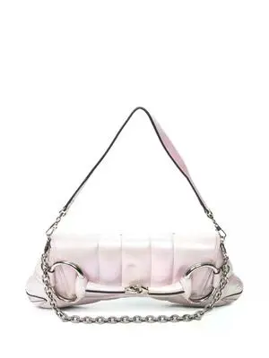 Gucci Medium Horsebit Chain Tote Bag - Pink