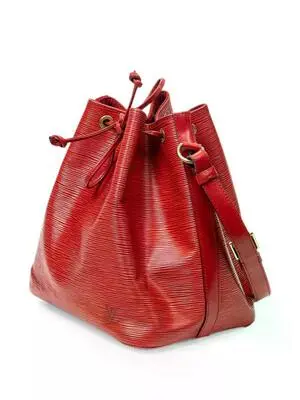 LOUIS VUITTON Epi Leather Bucket Bag - Red