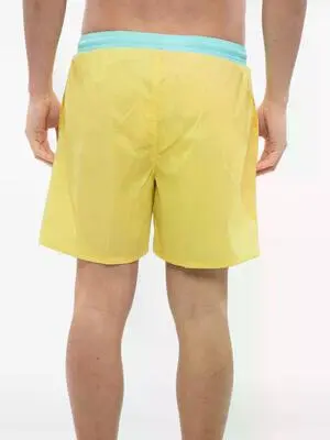 John Richmond Logo Print Drawstring Swim Shorts