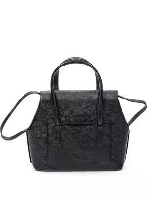 Loewe Textured Flap-top Tote Bag - Black
