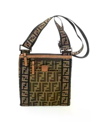 Fendi Zucca Cross Body Bag - Brown