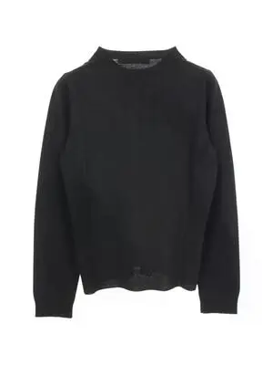 Dior Wool Bee Embroidery Crew Neck Sweater - Black