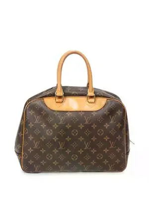LOUIS VUITTON Deauville Monogram Canvas Tote Bag - Brown