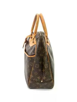 LOUIS VUITTON Deauville Monogram Canvas Tote Bag - Brown