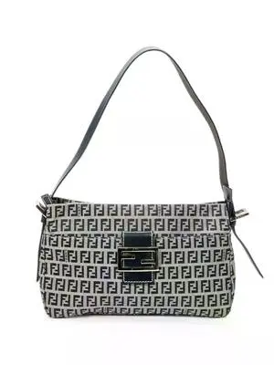 Fendi Ff Logo Plaque Shoulder Bag