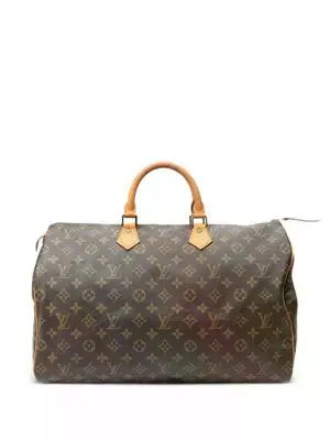 LOUIS VUITTON Monogram Speedy Luggage - Brown