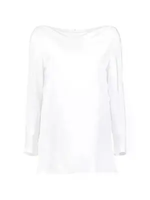 PETER COHEN Boat-neck Blouse - White